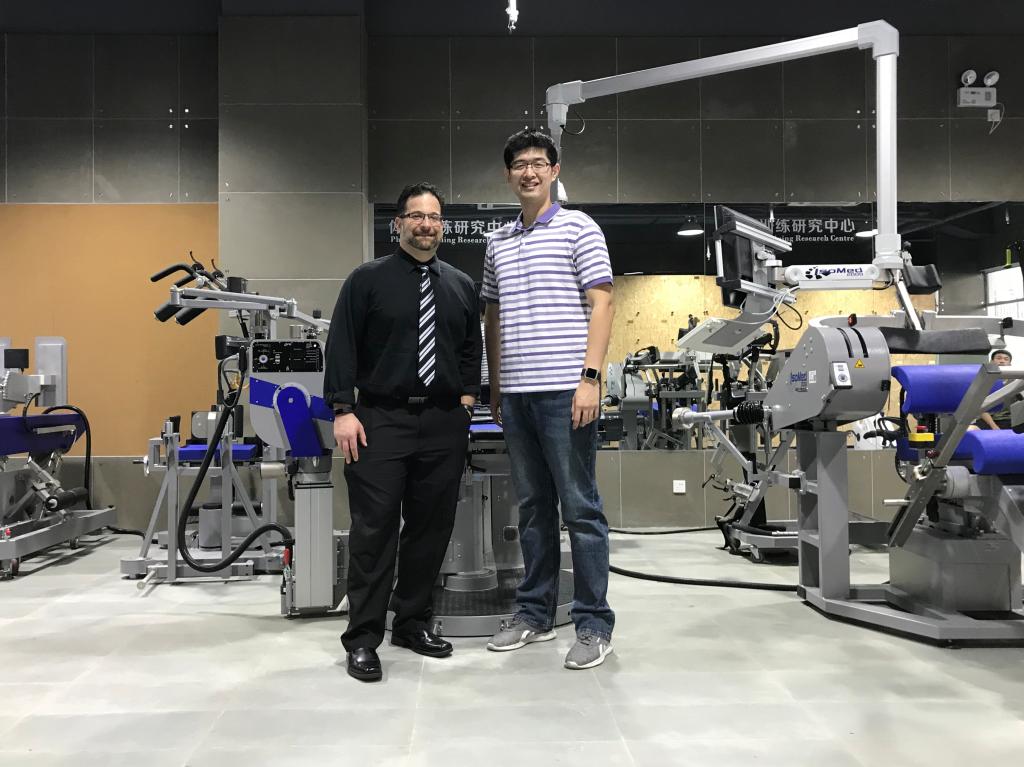 美国体能协会主席来校访问-竞技运动学院